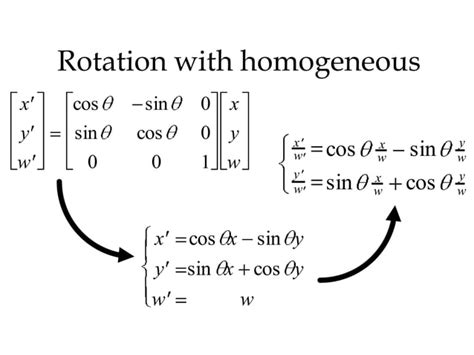 2 D Transformations And Homogeneous Coordinates Ppt