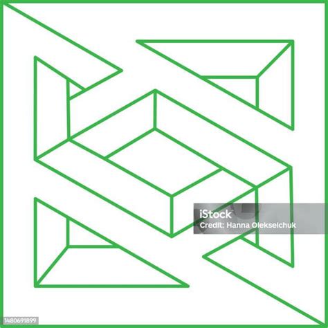 에셔 역설 기하학 착시 개체 신성한 기하학적 인물 광학 예술 로고 불가능한 모양 3차원 형태에 대한 스톡 벡터 아트 및 기타 이미지 3차원 형태 기하 기하 도형