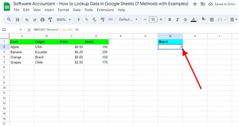 How To Lookup Data In Google Sheets Methods With Examples