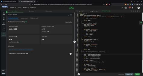 Subhadeep Sarkar On Linkedin Gfg160 Codingchallenge Geeksforgeeks Gfg160 Geekstreak2024