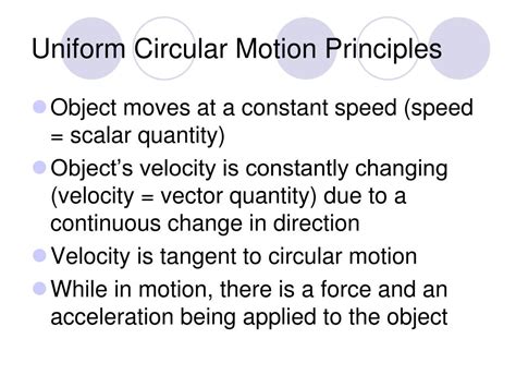 PPT Uniform Circular Motion PowerPoint Presentation Free Download ID