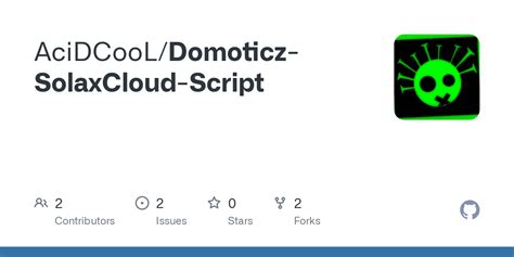 Github Acidcool Domoticz Solaxcloud Script