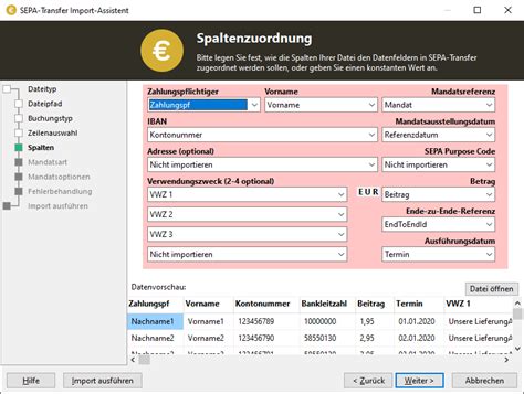 Sepa Payments With Sepa Transfer