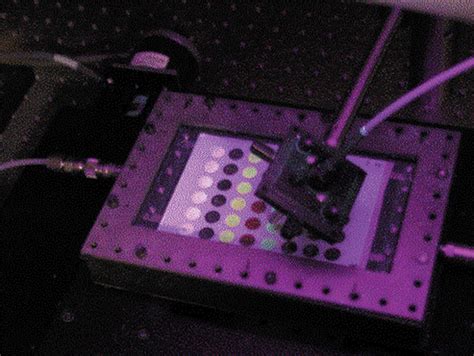 Sensor Array Testingthe Sensing Ability Of Organic Thin Film