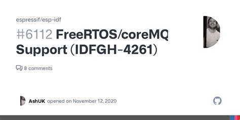 freertos coremqtt support idfgh 4261 · issue 6112 · espressif esp idf · github