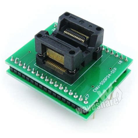 SSOP34 TO DIP34 Enplas IC Programmer Adapter For SSOP34 Package