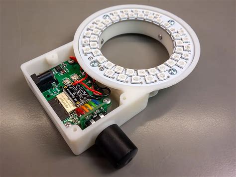 Esp32 Rgb Microscope Led Ring Light With Wifi Control