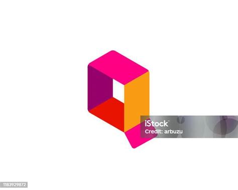 레터 Q 큐브 로고 아이콘 디자인 알파벳 Q에 대한 스톡 벡터 아트 및 기타 이미지 알파벳 Q 로고 입방체 Istock