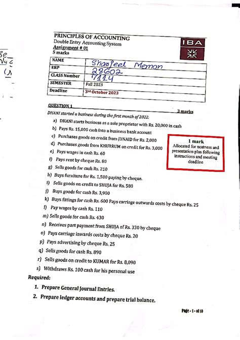 Poa Assignment Poa Intermediate English Grammar And Composition