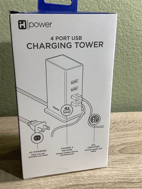 iHome 4-Port USB Charging Tower - #Y for sale online | eBay