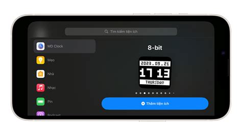 Biến tấu giao diện StandBy trở nên thú vị hơn với ứng dụng MD Clock