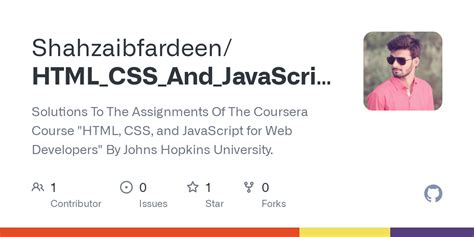 Github Shahzaibfardeenhtmlcssandjavascriptforwebdevelopers Solutions To The