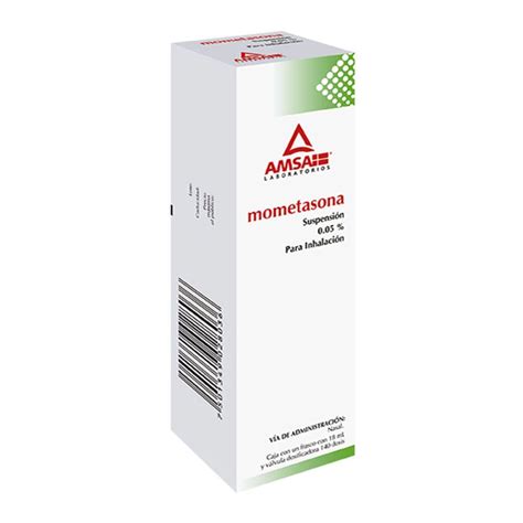 Mometasona 005 Suspension Para Inhalacion Nasal Caja Con Frasco Con