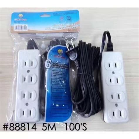 POWER SOCKET EXTENSION MOVEABLE MULTI FUNCTION 5M 4gang 88814 Lazada PH