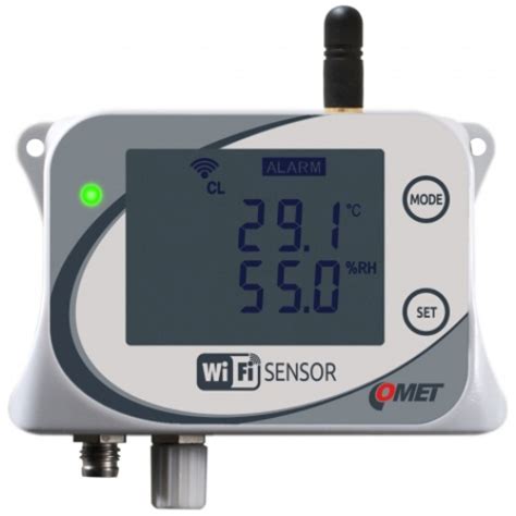 Wifi Temperature And Relative Humidity Sensor For Two External Probes Measurement Instruments