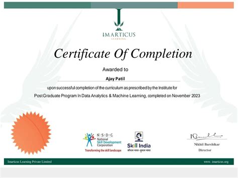 ajay patil on linkedin successfully completed postgraduate program in