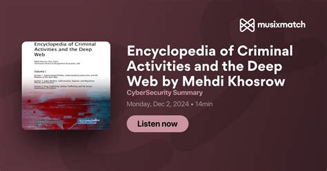 Encyclopedia Of Criminal Activities And The Deep Web By Mehdi Khosrow Transcript Cybersecurity