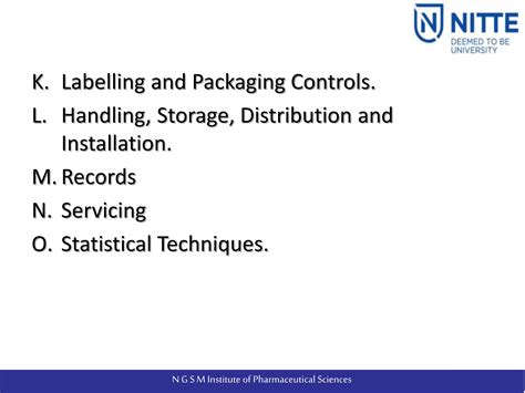 Quality System Requirements 21 Cfr Part 820 And Labelling Requirements