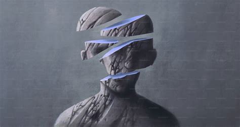 슬픈 우울증 혼자 외로움 개념 초현실적 인 예술 작품 외로운 부서진 남자 조각 그림 예술 사진 Unsplash의 예술 이미지