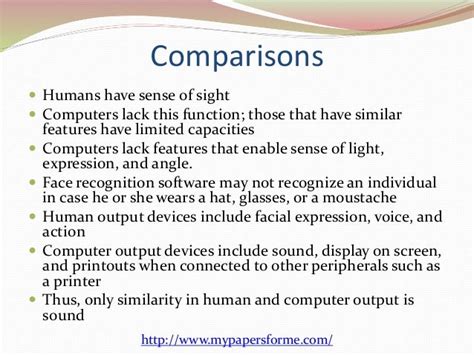 Essay Computer Vs Human Brain