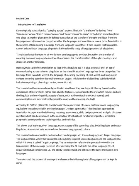 Lin 308 Lecture Material Pdf Linguistics Semantics