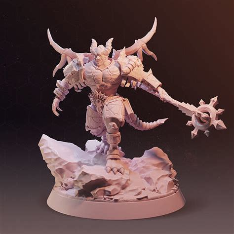 Demonic Primarch Of Words Lorgar 3d Print 3d Model 3d Printable