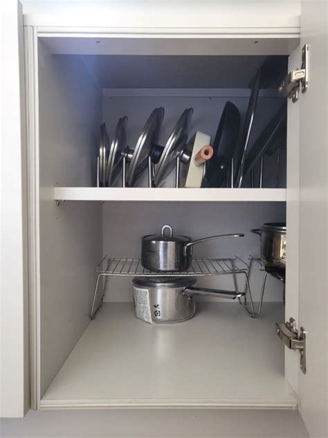 냄비정리 냄비뚜껑 후라이팬 주방 수납정리 팁 네이버 블로그