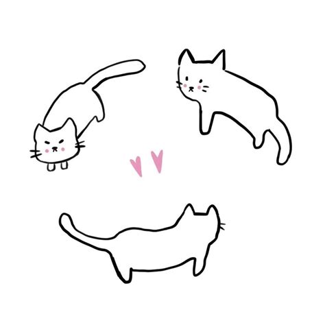 три кота открытка рисунок коты котики сердечко открытка на новый год открытка на день рождения