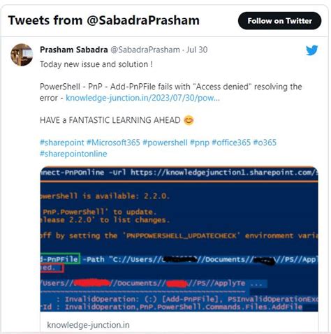 Knowledge Junction On Linkedin Microsoft 365 Major Update Twitter Web Part Retiring If We