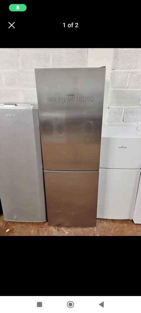 Хладилник с фризер Хладилна камера склад Hoover Сив Хладилници Фризери Пловдив Работ