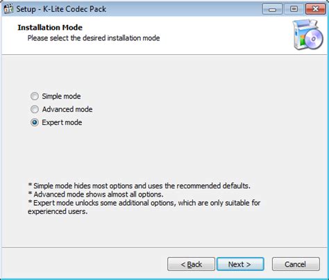 Setting Up Video Codecs