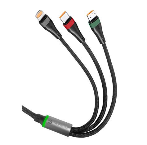 Mobimax Fast Charge Data Cable Ck 15 3in1 100w Mobimax
