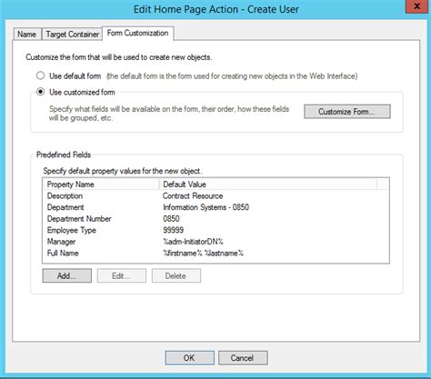 Create A Custom Form Adaxes Qanda
