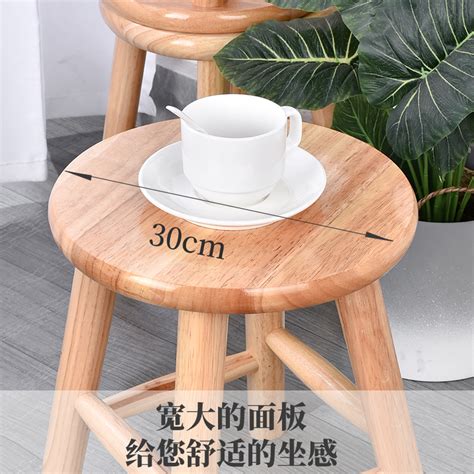 小凳子圆凳子实木家用原木矮凳木头小板凳原木凳儿童换鞋凳洗衣凳 虎窝淘
