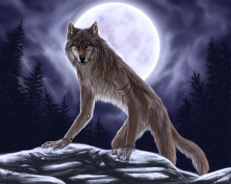 Download Wolf Werewolf Artistic Fantasy Art