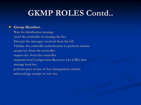 Ppt Group Key Management Protocol Gkmp Powerpoint Presentation Free Download Id9515073