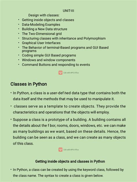 Unit 3 Download Free Pdf Graphical User Interfaces Inheritance