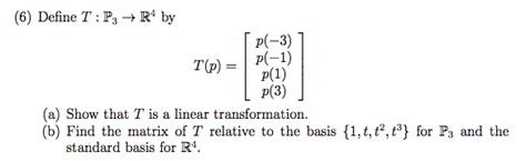 solved 6 define t p3 → r4 by p 3 p 3 b find the
