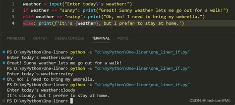 python编程技巧 编写单行if条件语句 python if 单行 csdn博客