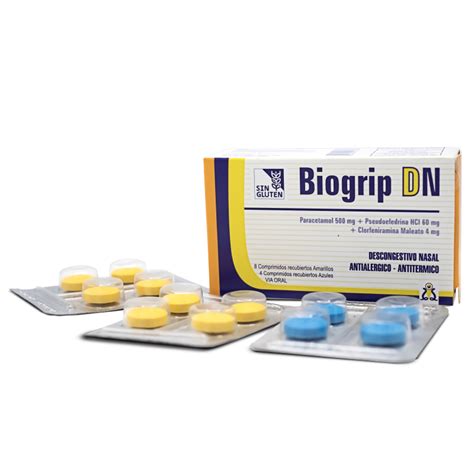 Biogrip Dn Paracetamol Caja De 12 Comprimidos Punto Farma