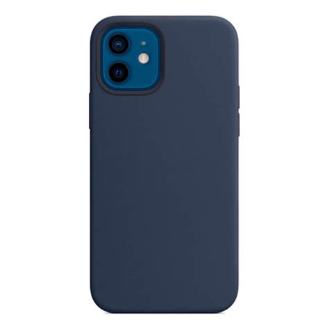 Capa Silicone Apple Iphone 12 Mini Azul Turquesa Capas De Proteçao