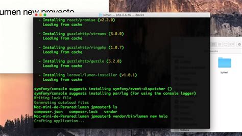 lumen framework quick install laravel youtube