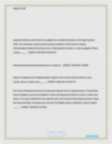 Cpt Surgery Coding Questions With Correct Detailed Answers Latest Update 2024 2025 Exams