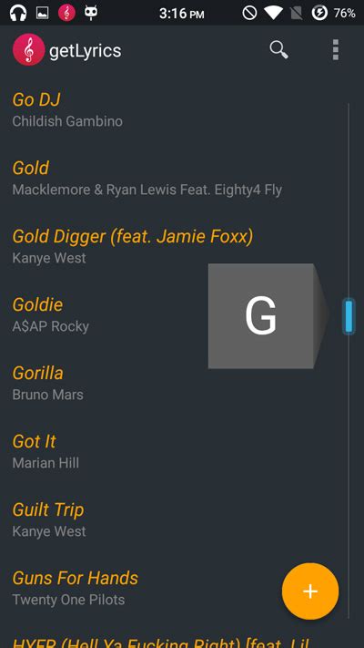 GitHub Davidlky GetLyrics Android App For Getting Lyrics Offline Based On Local Song Libraries