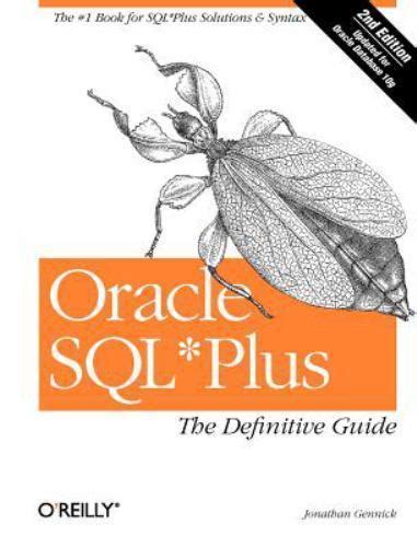 definitive guides oracle sql plus the definitive guide the