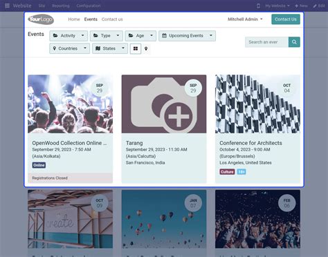Odoo Event All In One Webkul