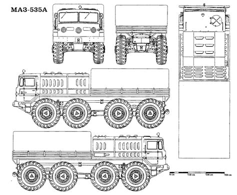 Maz 535 Blueprint Download Free Blueprint For 3d Modeling