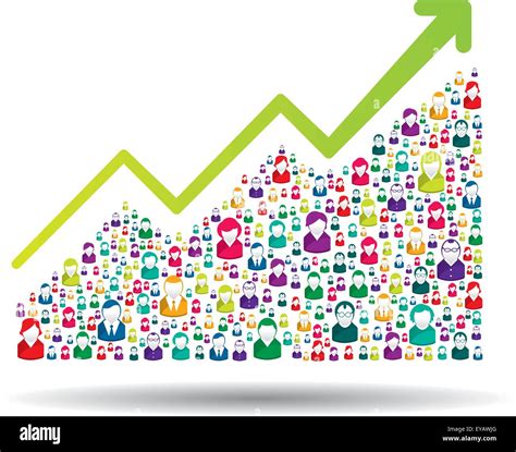 Growth Chart And Progress Leading To Success Stock Vector Image And Art Alamy