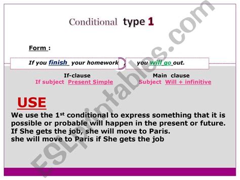 ESL English PowerPoints Conditionals ESL English PowerPoints Conditionals
