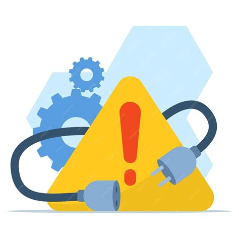Premium Vector Vector Illustration About Plug Error Concept With